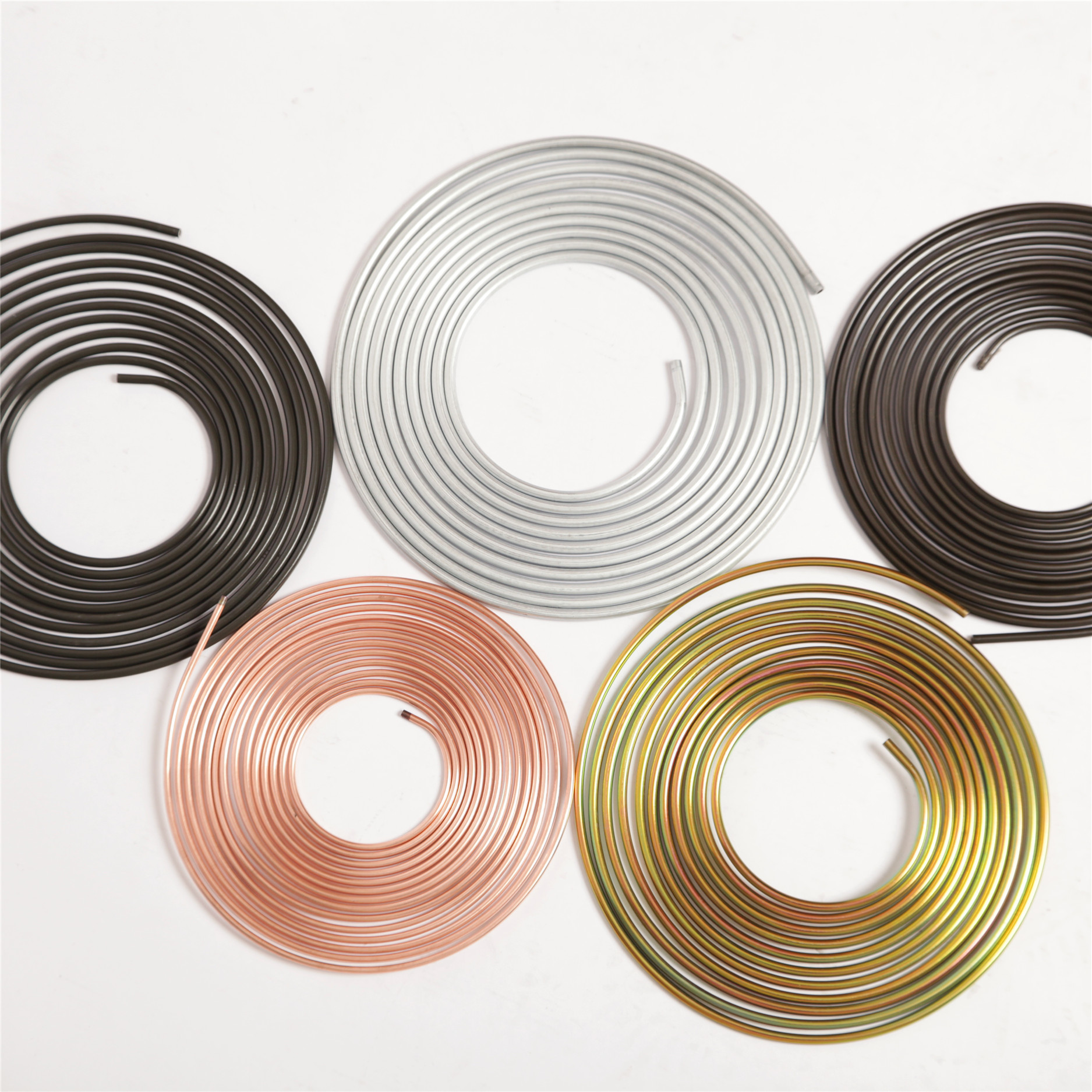 olive green zinc coated bundy tube-Buycopper coated steel pipe coil ...